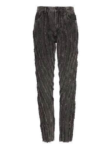 MUGLER Jeans Size Cotton - Black