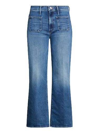 MOTHER Jeans Size Cotton, Recycled Polyester, Elastane - Blue