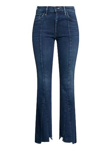 MOTHER Jeans Size Cotton, Modal, Polyester, Elastane - Blue