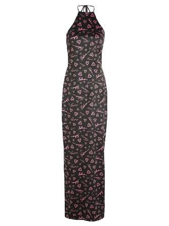 Balmain Maxi Dress Dark Size Polyester, Elastane - Green