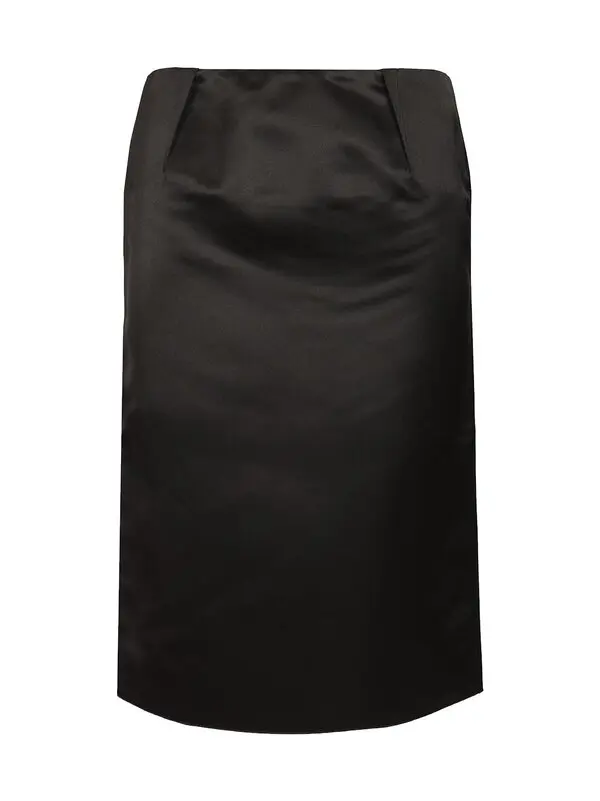 TOTEME Duchess Pencil Skirt - Black