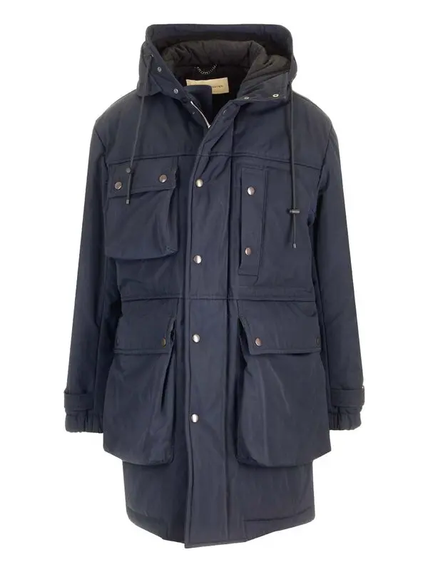 Dries Van Noten Roos Parka Coat - Blue
