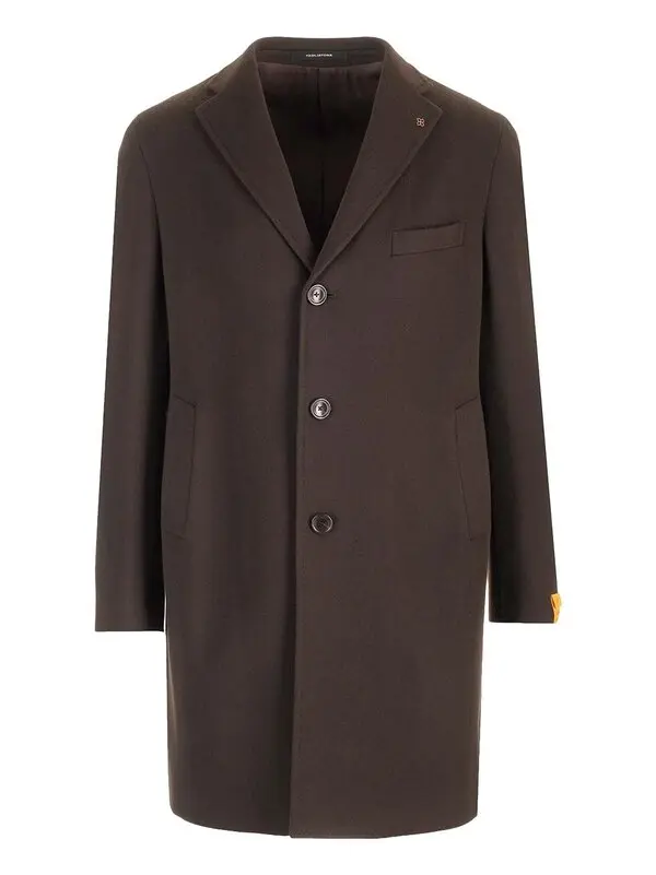 Tagliatore Wool And Cashmere Coat - Brown