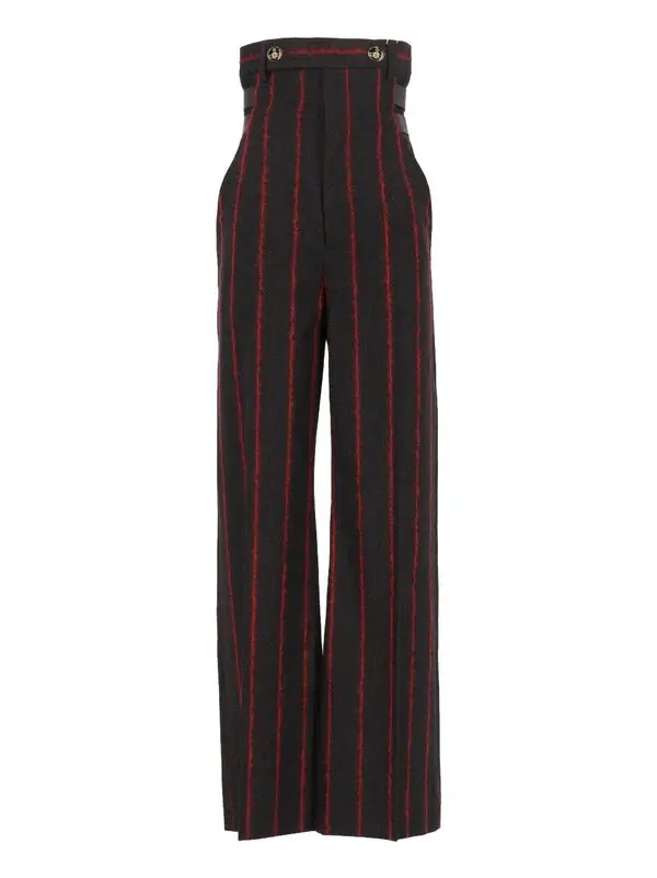 VIVIENNE WESTWOOD Waisted Lauren Trousers - Gray
