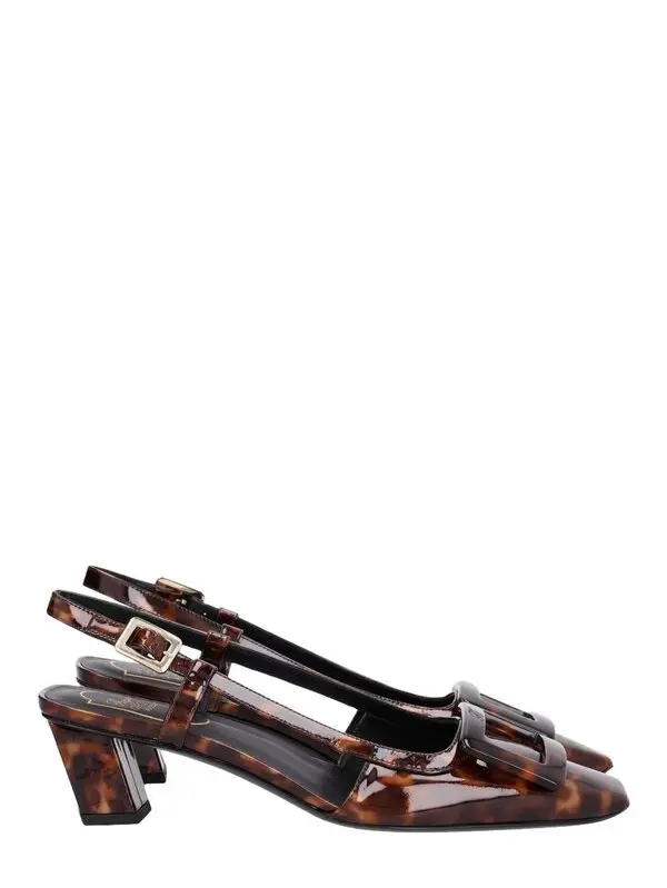 ROGER VIVIER Belle Vivier Slingbacks - Brown