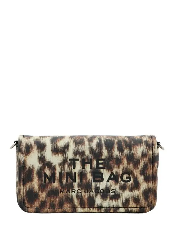 Marc Jacobs Leather Mini Bag In Leopard - Brown Multi