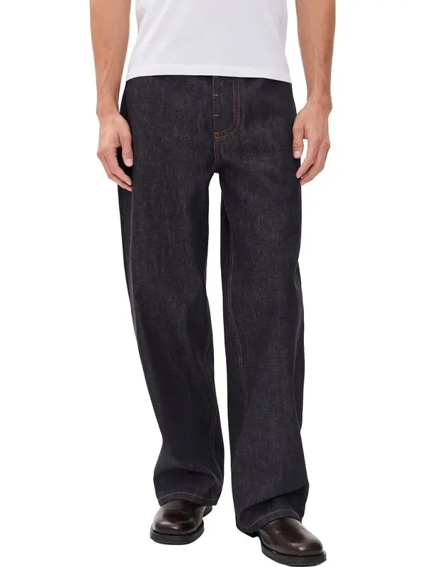 AMI Paris Baggy Fit Jeans - Indigo
