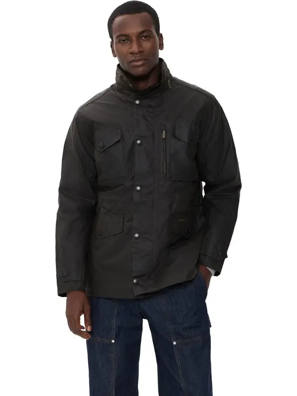 Barbour Sapper Wax Jacket - Olive/classic