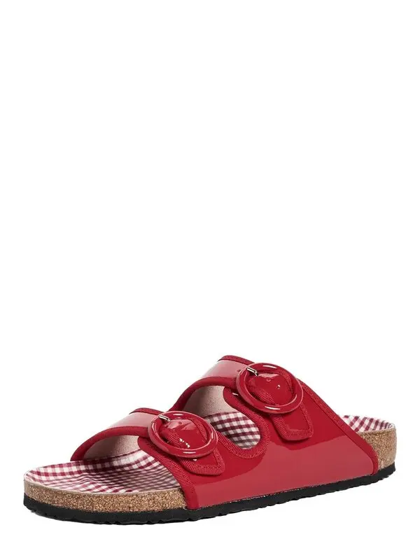 BIRKENSTOCK X Repetto Arizona Round Buckle Sandals - Flame Red