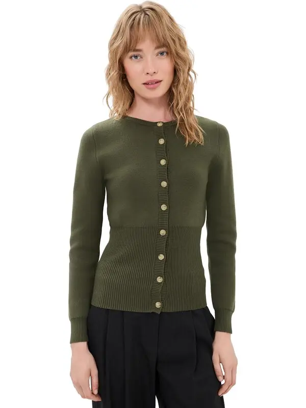 NIA Sophia Cardigan - Olive