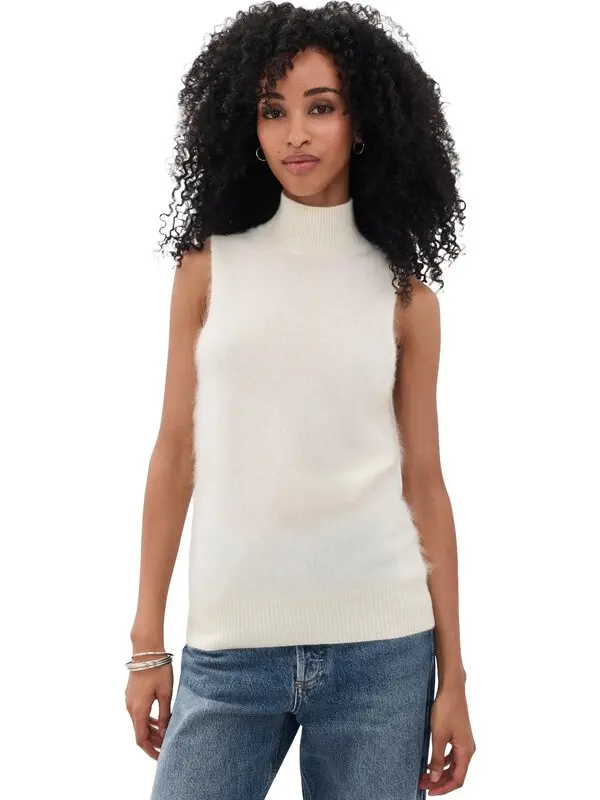 Ramy Brook Dora Cashmere Pullover - Ivory