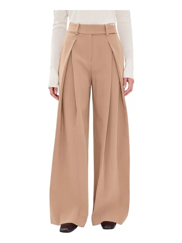 FAVORITE DAUGHTER Pleats For Days Pants - Camel