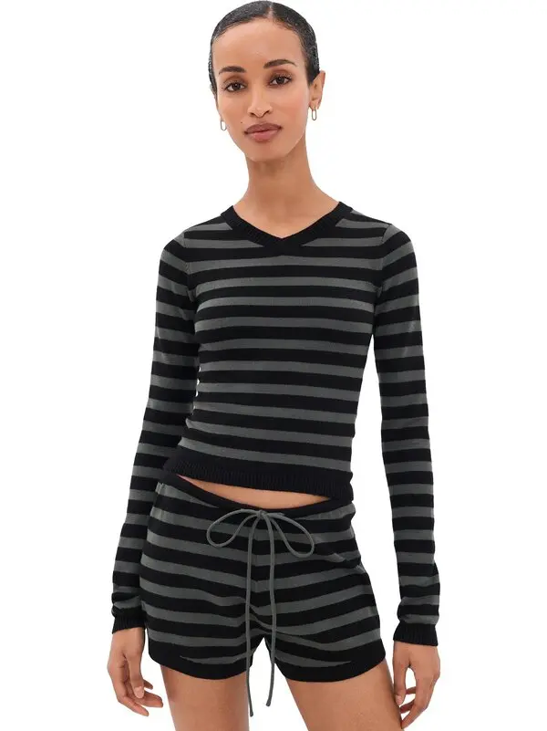 Lioness Barbie Stripe Top - Forest Stripe
