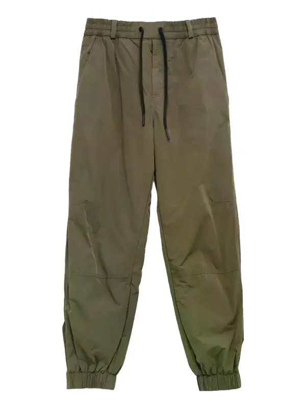 Moncler Logo-patch Drawstring Track Pants - Green