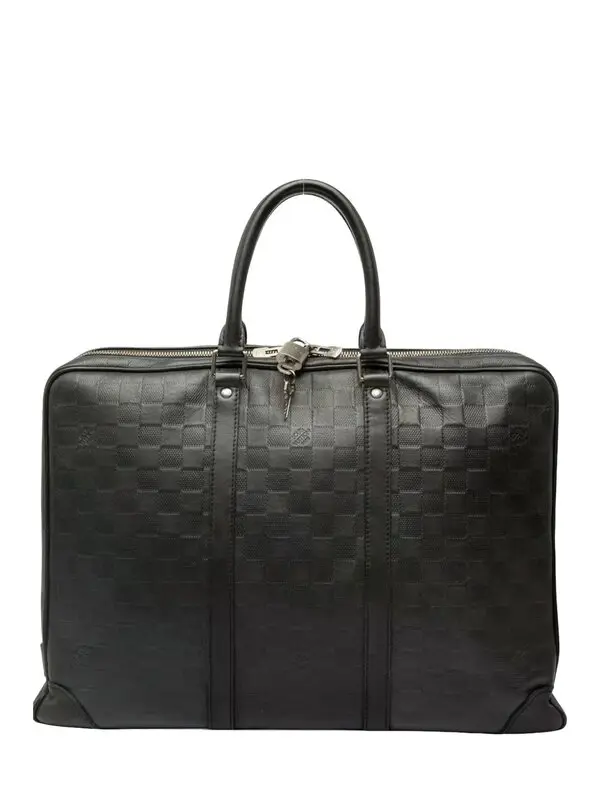 LOUIS VUITTON 2011 Damier Infini Porte-documents Voyage Business Bag - Black