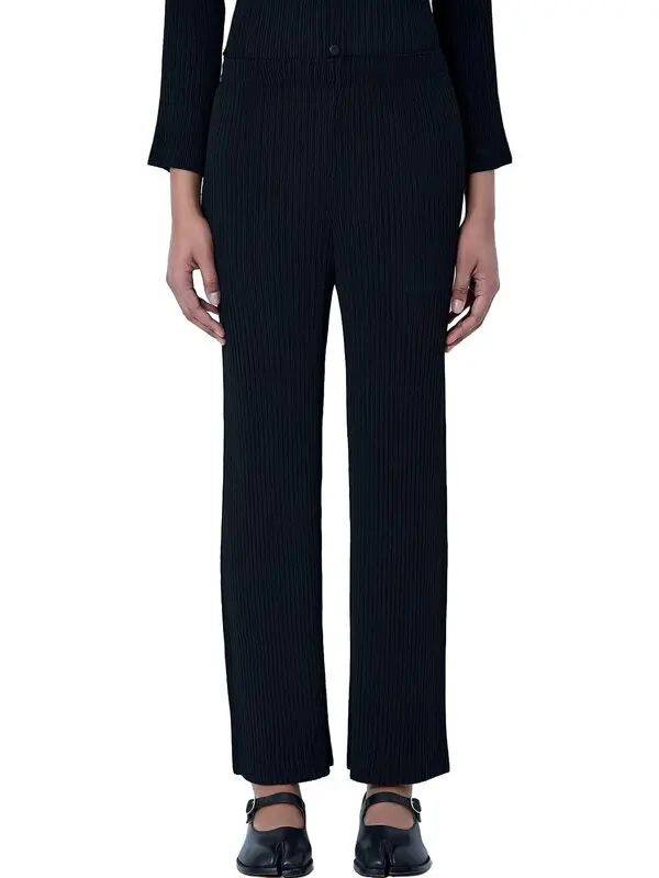 Issey Miyake Pleated Trousers - Black