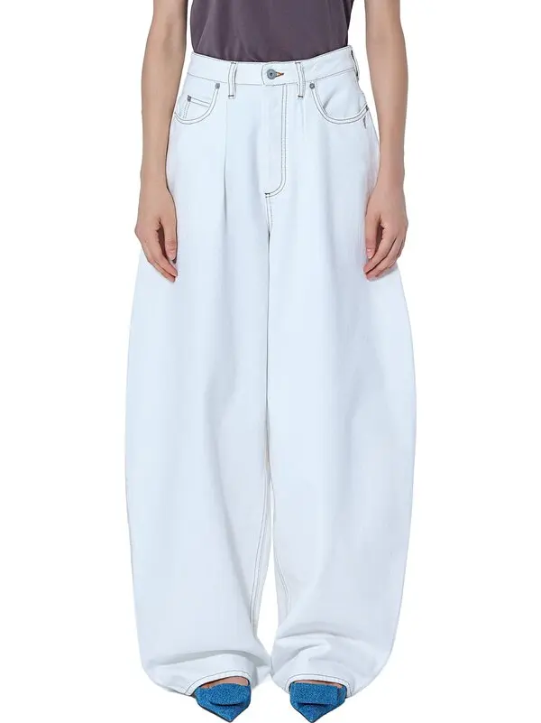 Jacquemus Le De-nîmes Ovalo Jeans - White