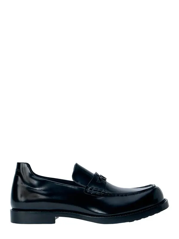 Balenciaga Comfy Leather Loafers - Black