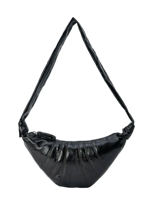 LEMAIRE Medium Croissant Bag In Coated Cotton - Multicolor