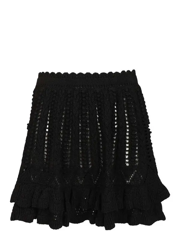 Isabel Marant Étoile Marant Nelle Mini Skirt - Black