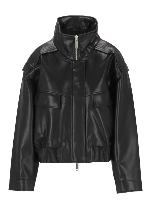SELF-PORTRAIT Bomber Jacket - Black