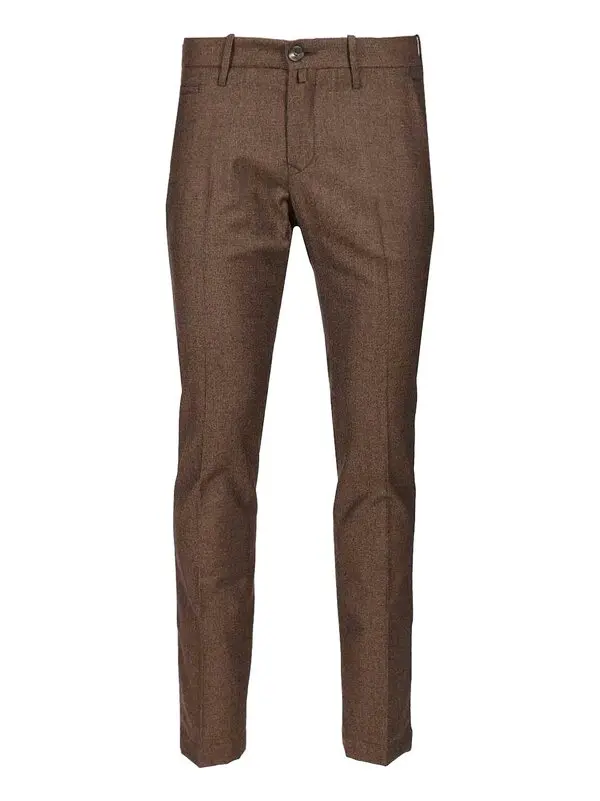 JACOB COHЁN Bobby Slim Fit Chino Trousers - Brown