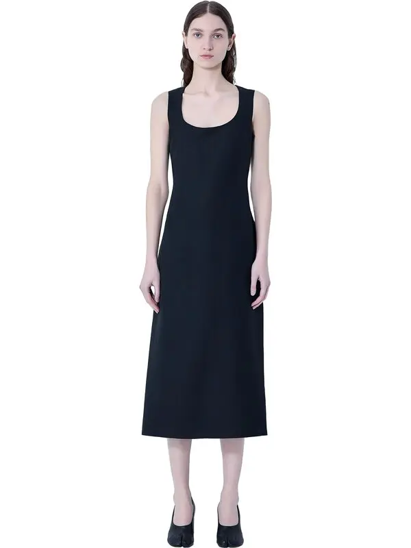 Jacquemus La Robe Tablier Midi Dress - Black