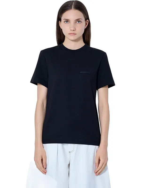 Jacquemus Gros Grain Short-sleeve T-shirt - Black