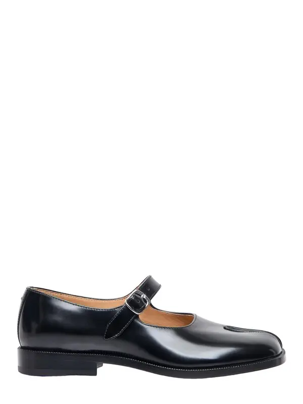 MAISON MARGIELA Tabi Mary Jane Shoes - Black