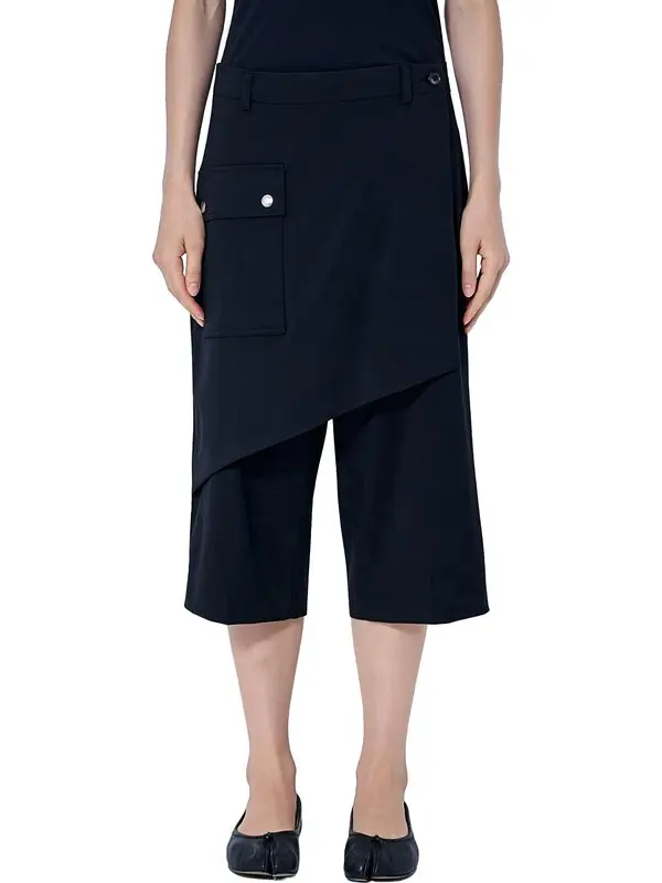 KIKO KOSTADINOV Linnet Wrap Culottes - Black