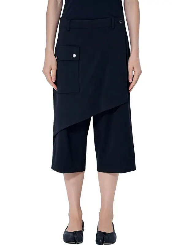 KIKO KOSTADINOV Linnet Wrap Culottes - Black