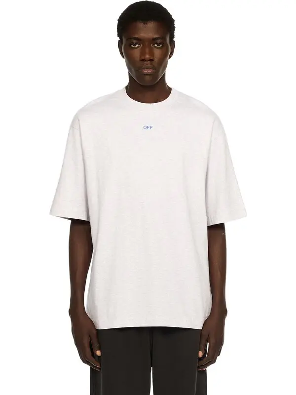 Off-White Stencil Arrow Skate Logo T-shirt - Gray