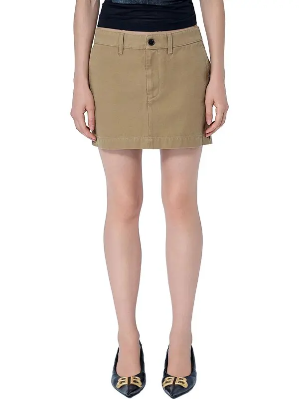 Balenciaga Cotton Mini Skirt - Cream