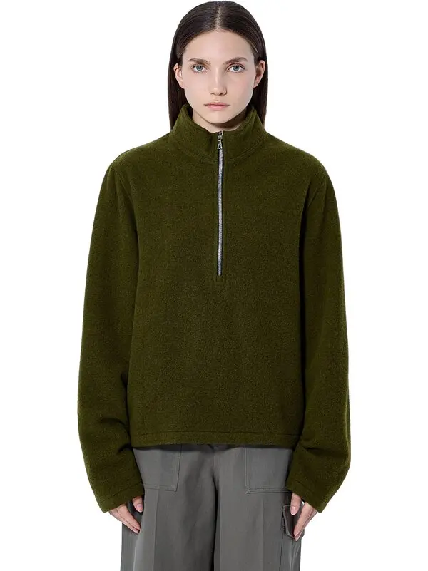 RIER Fleece City Sweater - Green