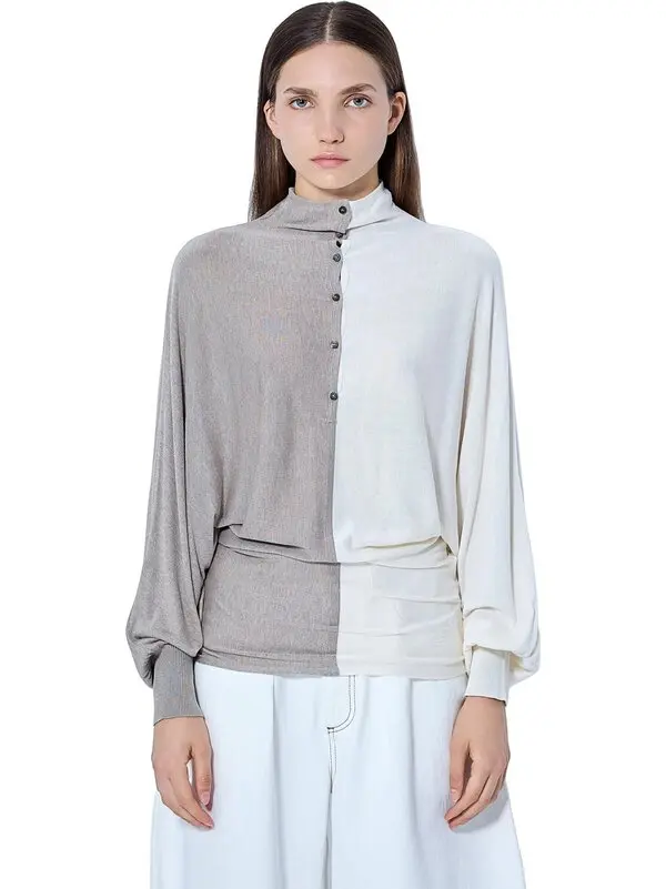 Jacquemus Le Losange Knit Polo - Cream