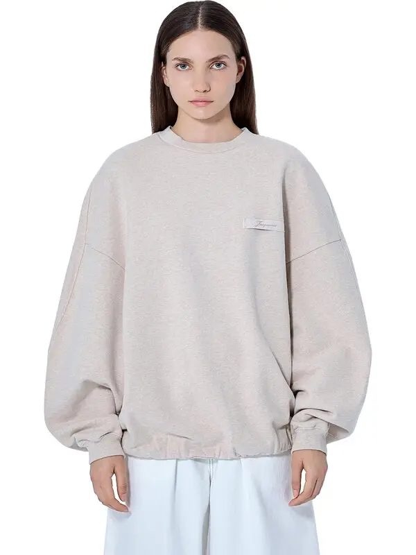 Jacquemus Le Ruban Sweatshirt - Cream