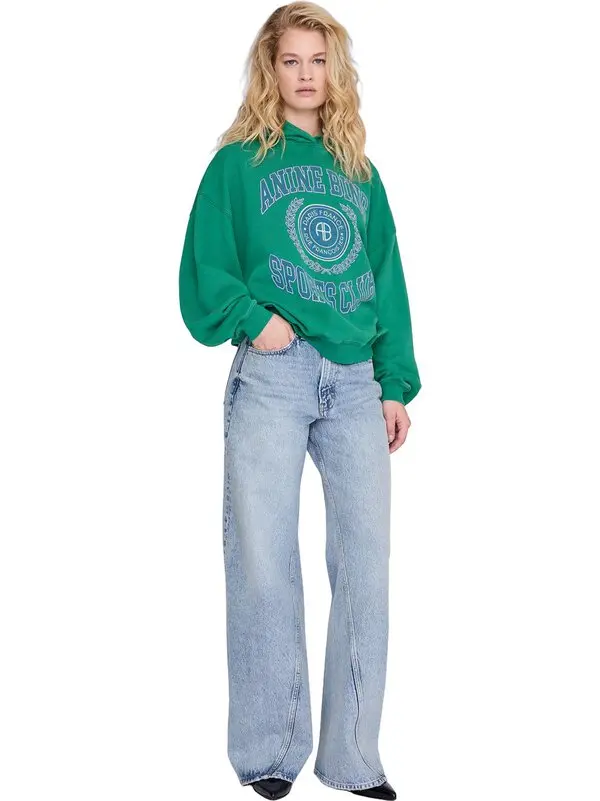 ANINE BING Harvey Sweatshirt Collegiate - Green