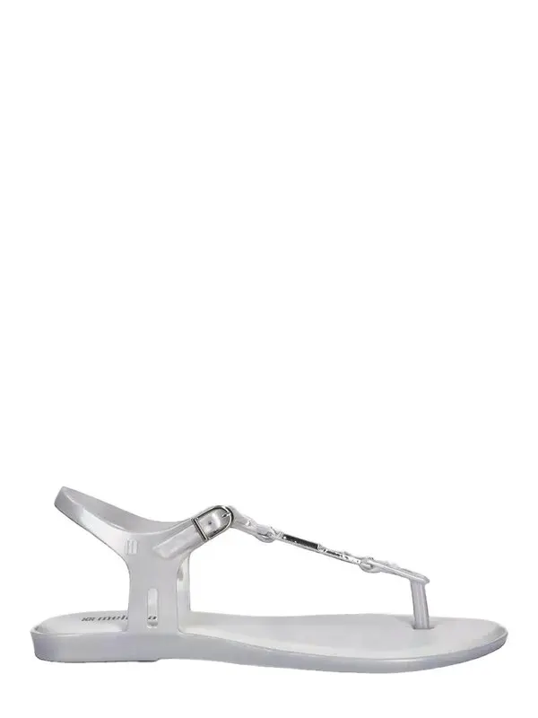 Melissa Solar M Chic Logo-plaque T-bar Sandals - White