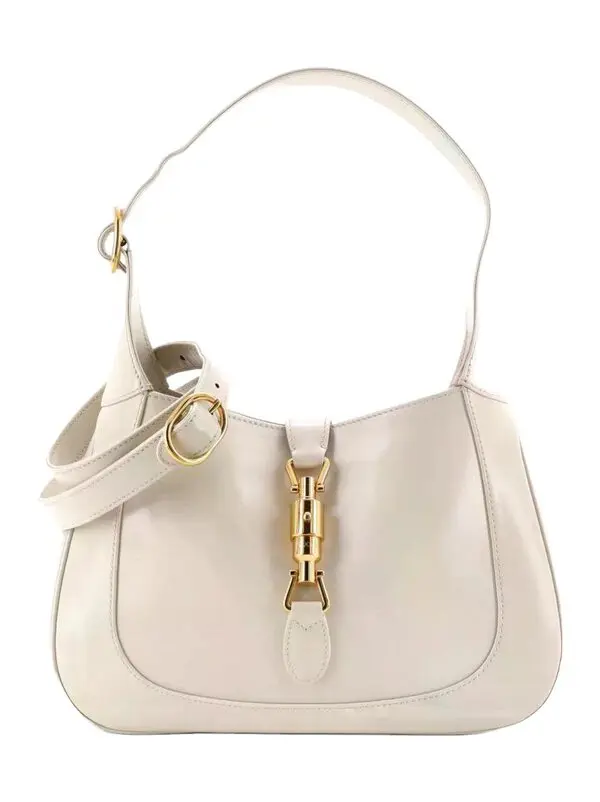Gucci Jackie 1961 Leather Small Shoulder Bag - Neutrals