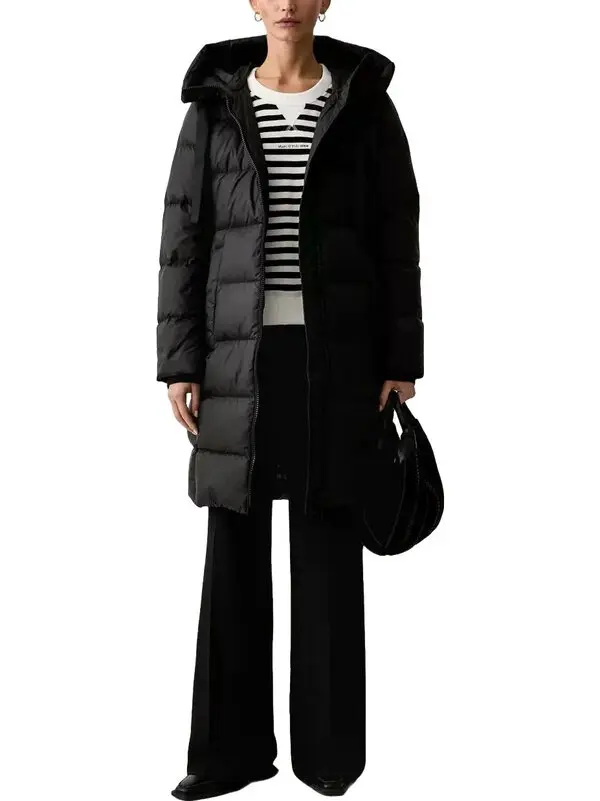 Marc O'polo Hooded Padded Parka Coat - Black