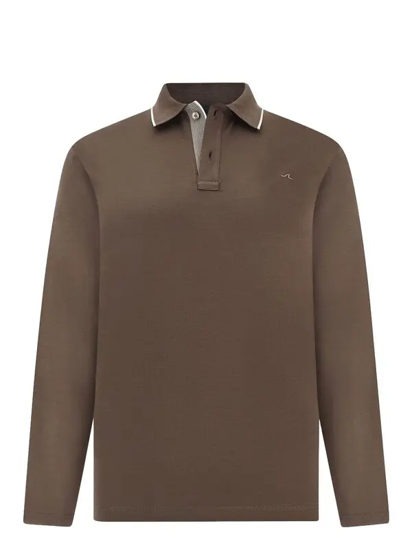 Paul & Shark Aqua Touch Cotton Polo Shirt With Shark Fin Embroidery - Falcon