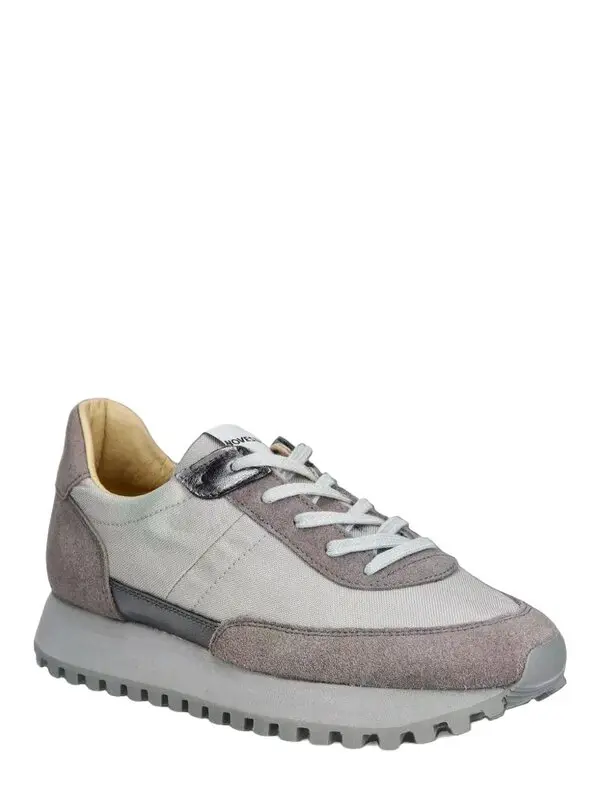 Novesta Marathon Runner S.trail Suede-panelled Sneakers - Grey