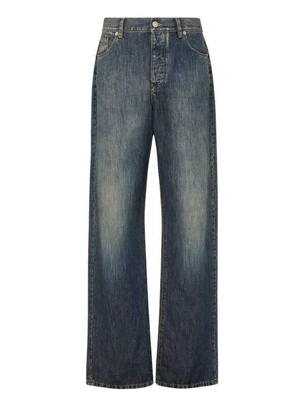 Fendi Long Jeans - Blue