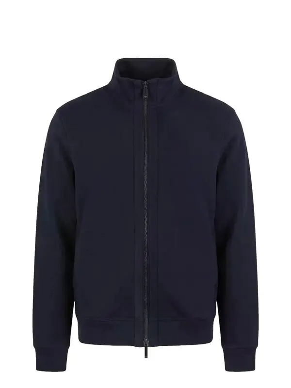 Emporio Armani Zip-up High-neck Jacket - Blue