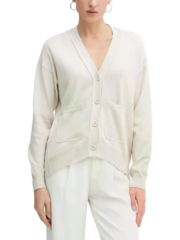 Sisley Button-up Cardigan - Neutrals