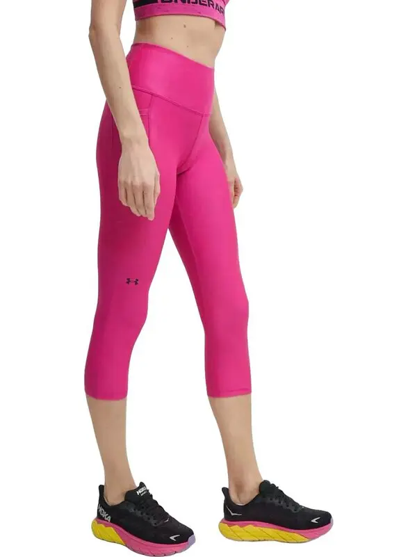 Under Armour Tech Slim-fit Cropped Leggings - Pink