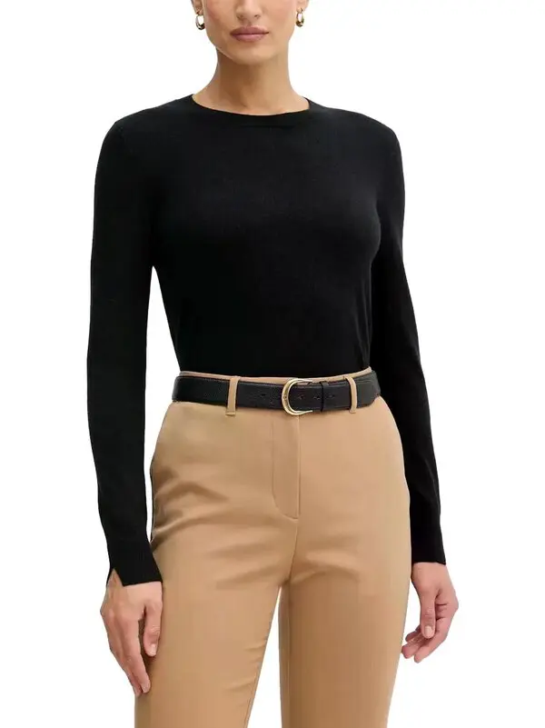 Sisley Long-sleeve Sweater - Black