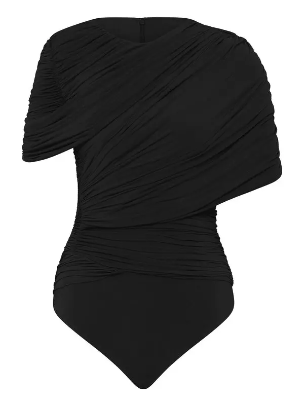 Rachel Gilbert Cyan Bodysuit - Black