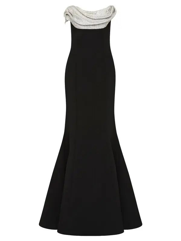 Rachel Gilbert Josephine Gown - Black