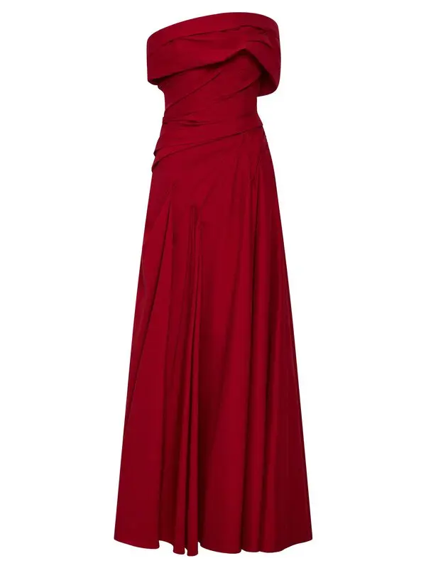 Rachel Gilbert Seline Gown - Burgundy
